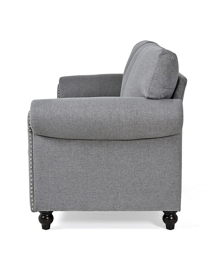 Simplie Fun Contemporary Style Elegant Sofa with Pocket Spring Seat for ...