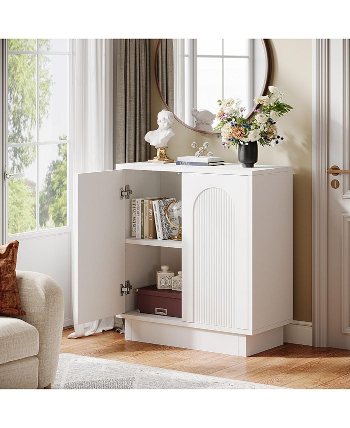 Tribesigns Sideboard Buffet Cabinet with Storage Set of 2, 57.4-Inch ...