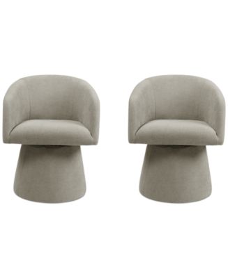 Korder 2-Pc. Arm Swivel Chair Set, Created for Macy's - Macy's
