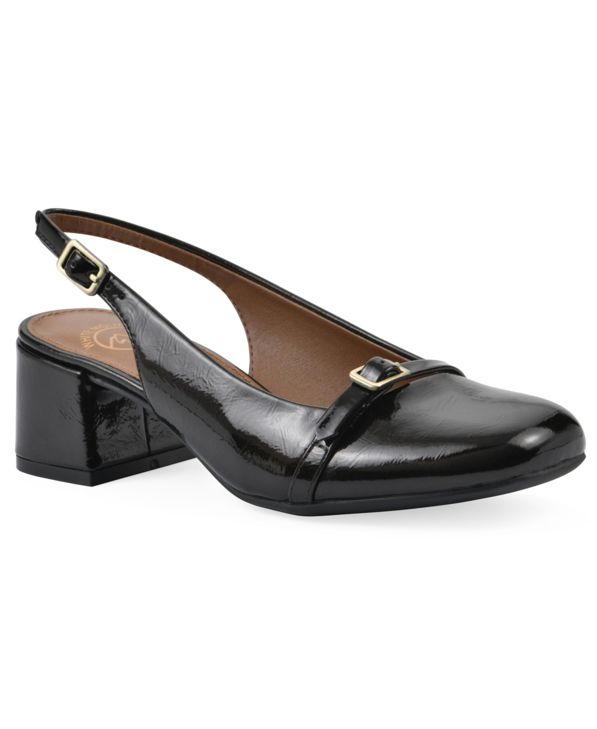 Click here for White Mountain Womens Later Slingback Block Heel P... prices