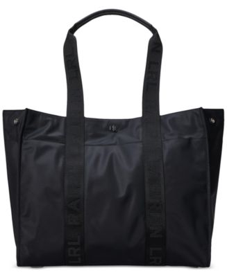 Lauren Ralph Lauren Stevie Extra-Large Nylon Tote - Macy's