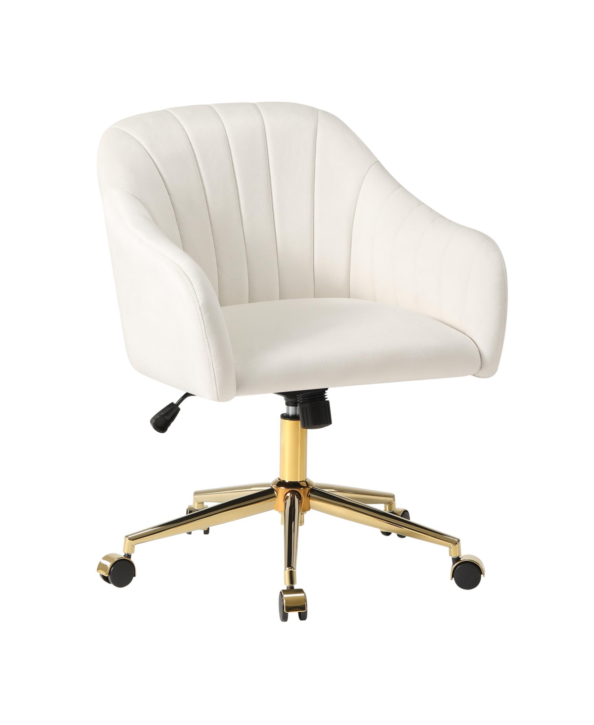 Click here for WestinTrends Upholstered Velvet Swivel Vanity Offi... prices