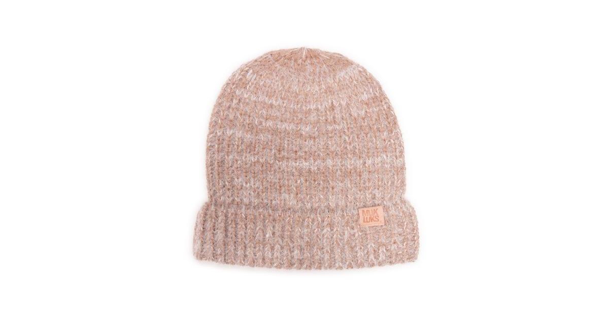 Click here for Muk Luks Womens Eyelah Rib Beanie - Canyon rose prices