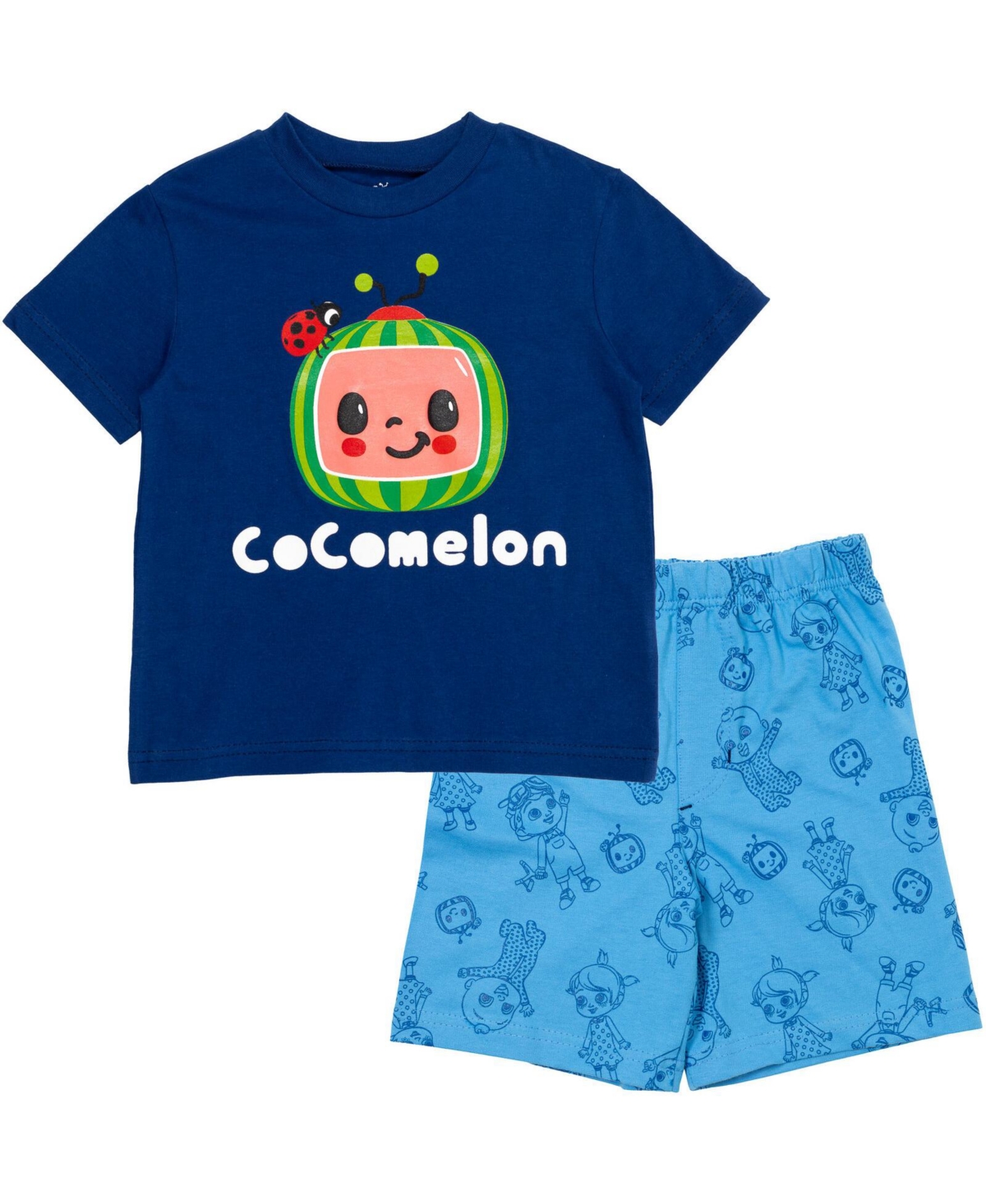 Click here for CoComelon Jj Graphic T-Shirt French Terry Shorts O... prices