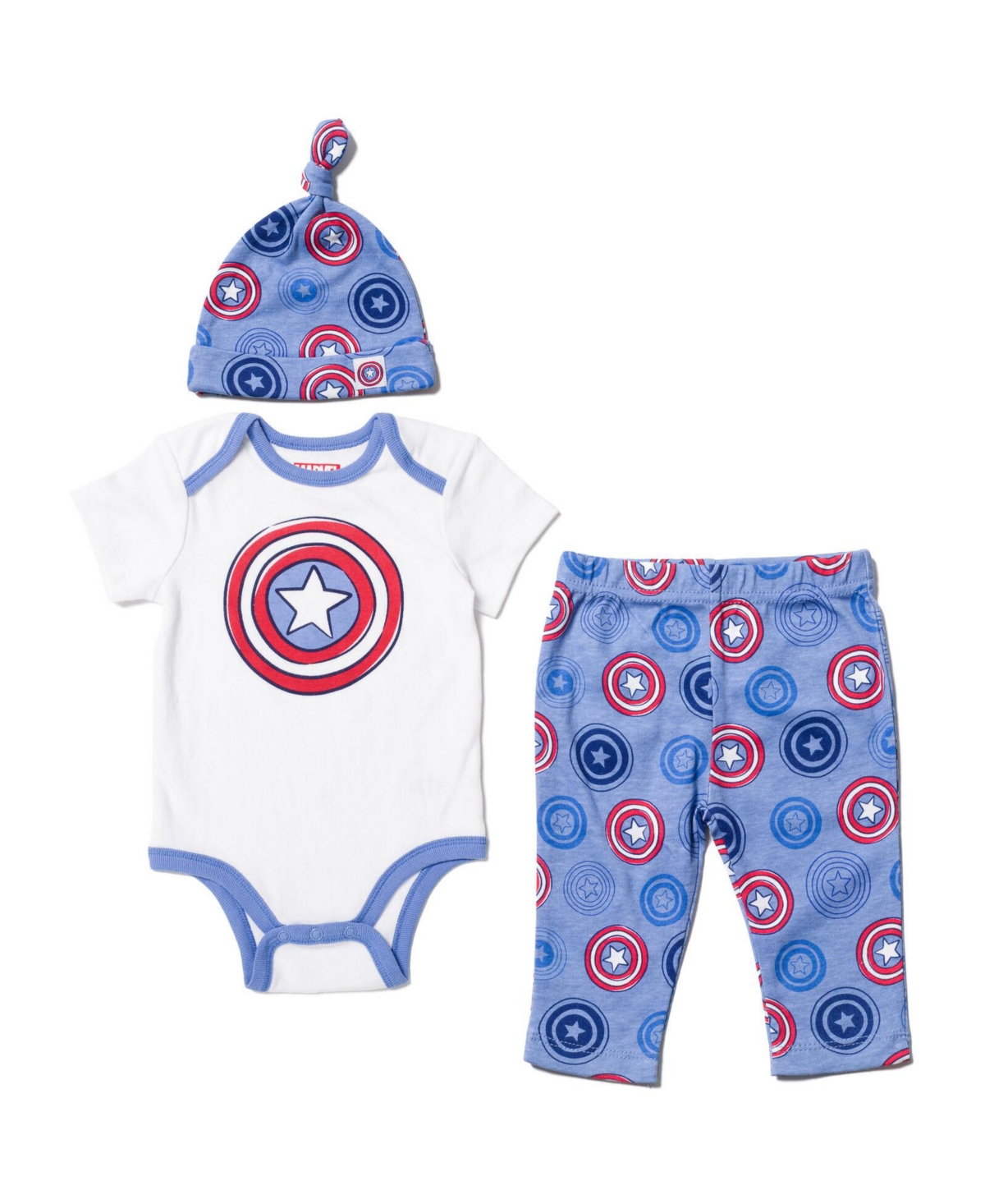 Click here for Avengers Baby Boys Bodysuit Pants and Hat 3 Piece... prices