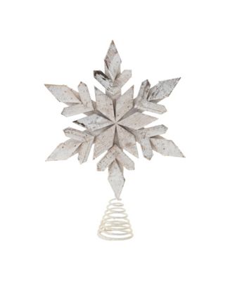 Slickblue Sparkling Snowflake Tree Toppers for Festive Holiday Elegance ...