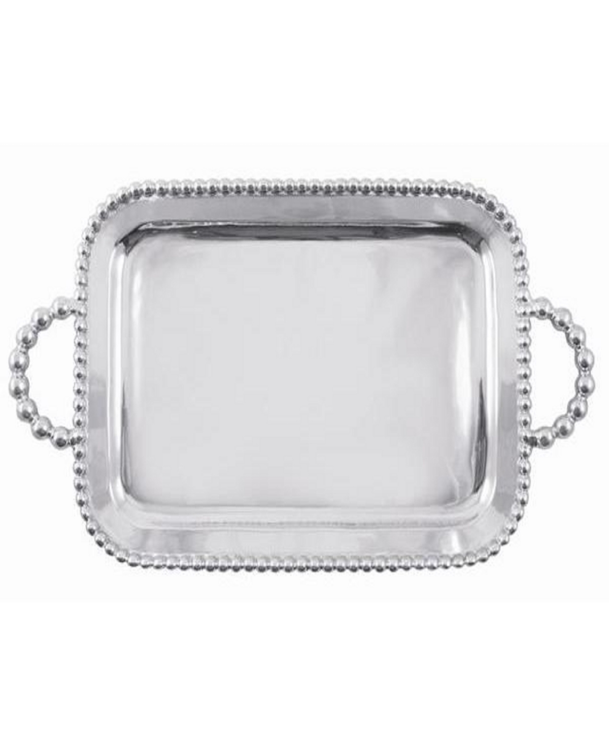 Click here for Mariposa Pearled Service Tray - Silver prices