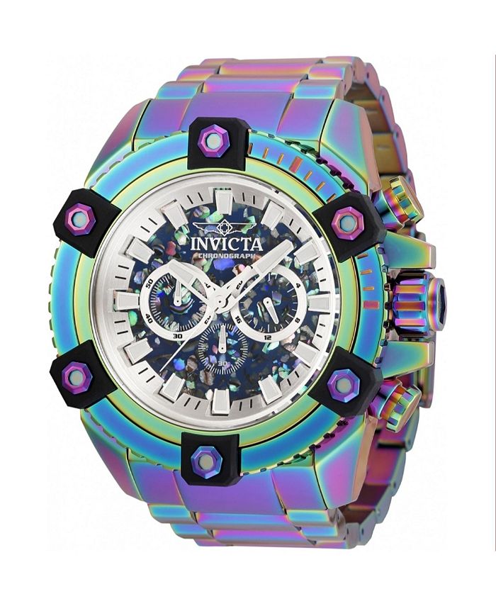 Invicta Men's 35979 Coalition Forces Quartz Chronograph Blue Dial Watch ...