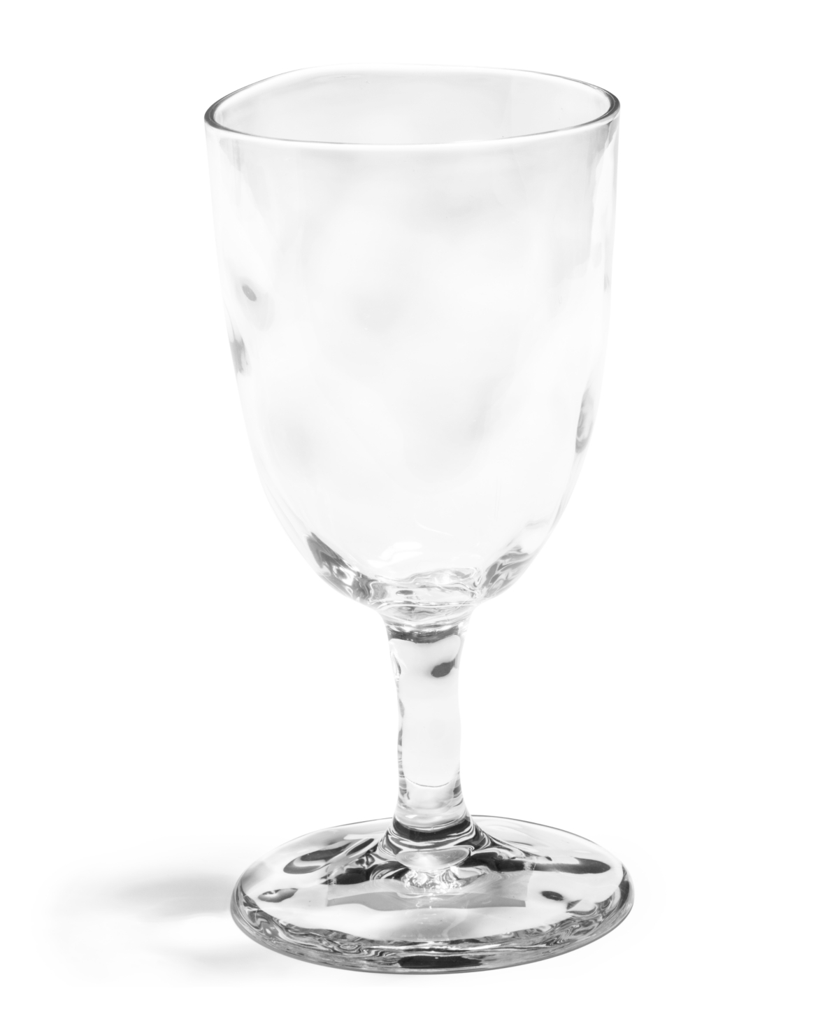 Click here for Q Squared Ruffle Clear Tritan Acrylic Wine Glasses... prices