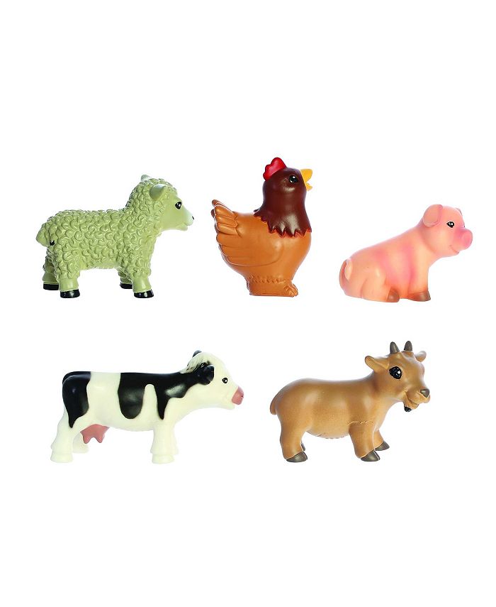 Aurora Toys Mini My First Farm Animal Play Set Habitat Timeless Toys ...