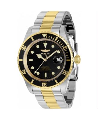 Invicta Men's 8927OBXL Pro Diver Automatic 3 Hand Black Dial Watch - Macy's