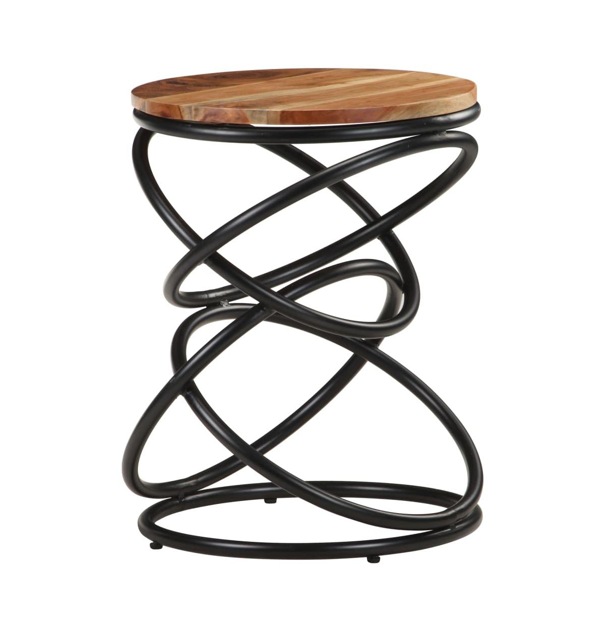 Click here for vidaXL End Table 15.7x15.7x20.5 Solid Acacia Wood... prices