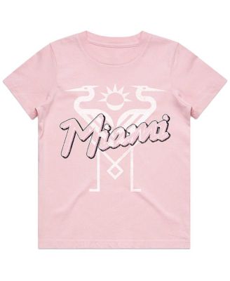 Peace Collective Big Boys and Girls Pink Inter Miami CF Vintage T-Shirt ...