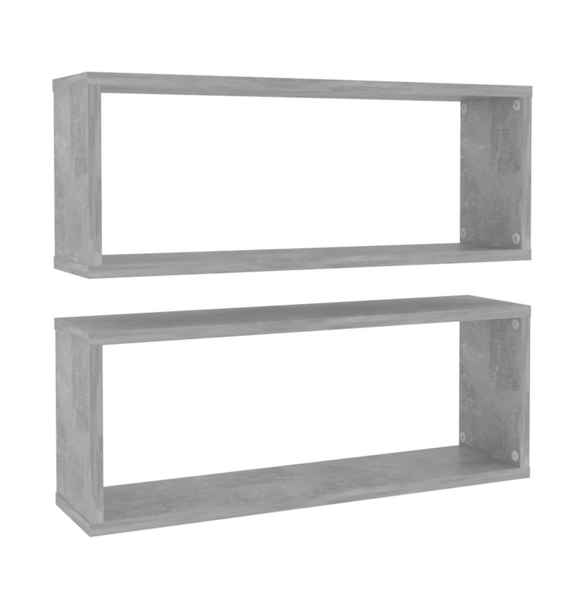 Click here for vidaXL Wall Cube Shelves 2 pcs 23.6x5.9x9.1 Engine... prices