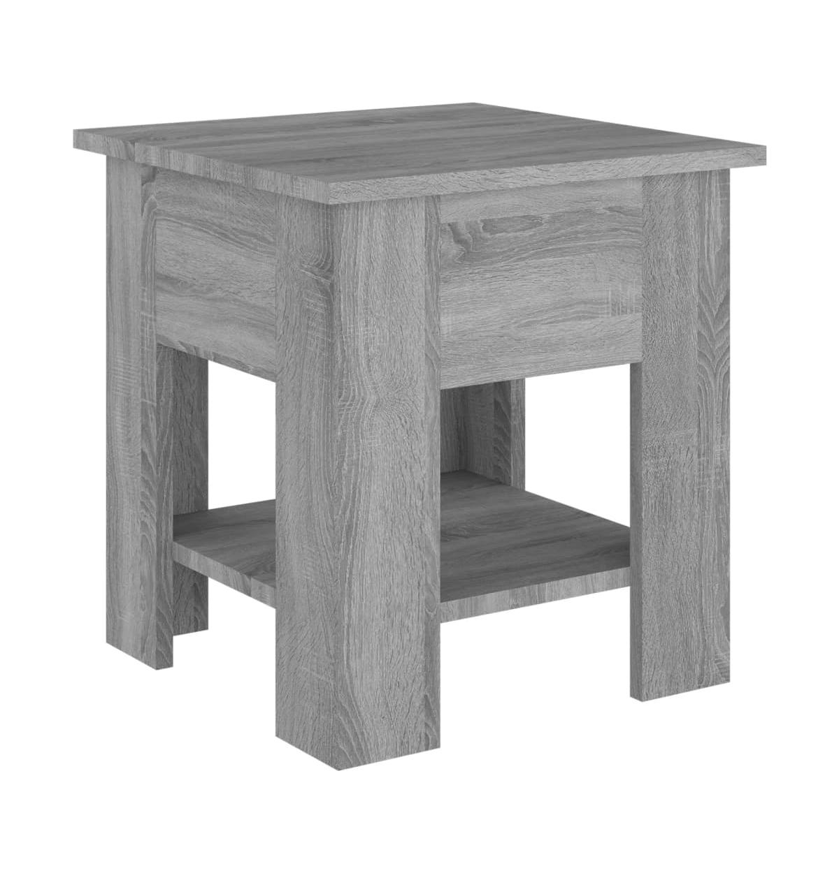 Click here for Coffee Table Gray Sonoma 15.7x15.7x16.5 Engineered... prices