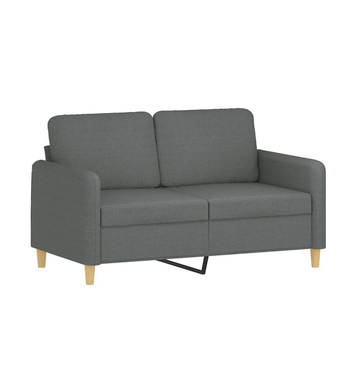 Click here for vidaXL 2-Seater Sofa Dark Gray 47.2 Fabric - Gray prices
