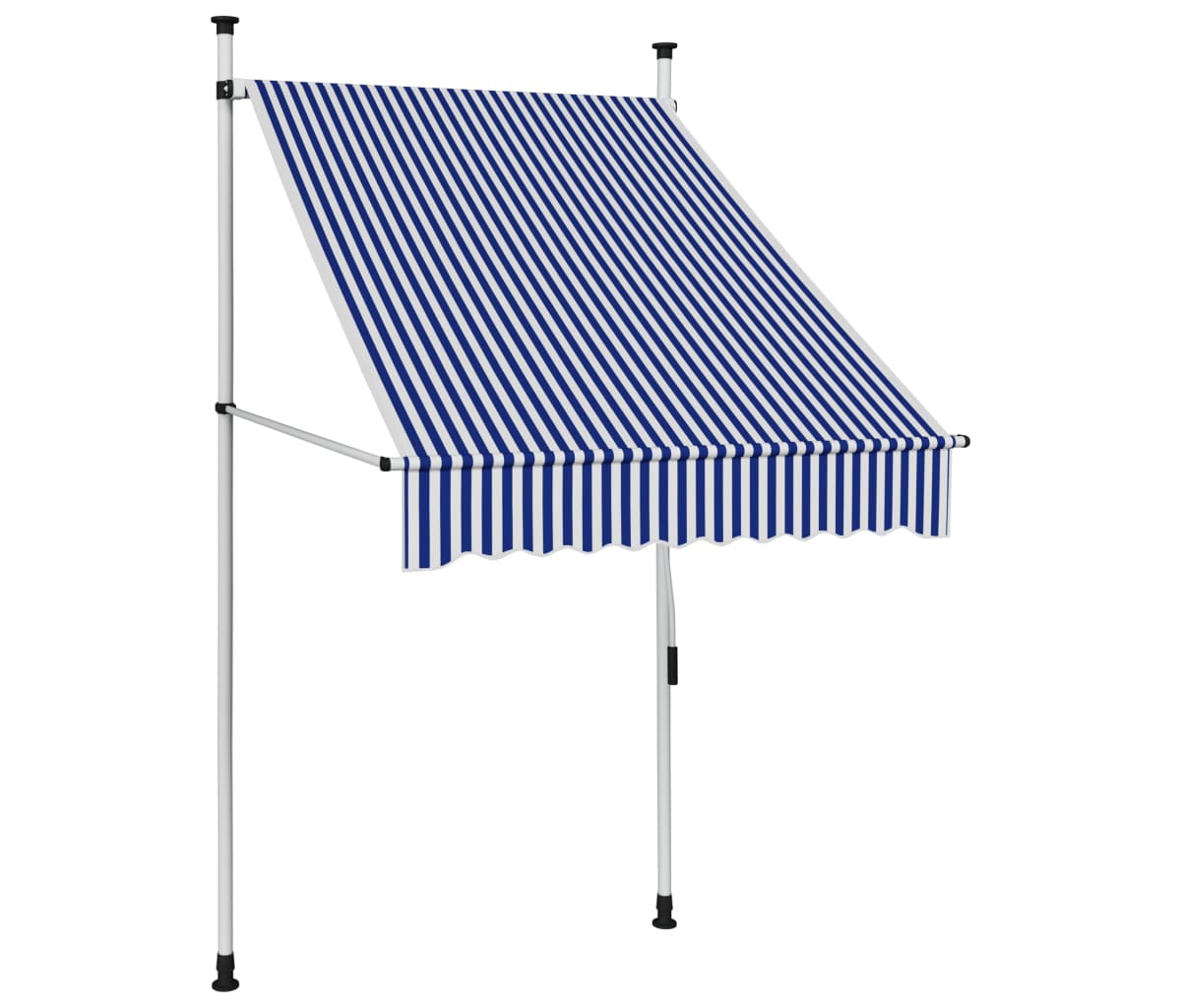 Click here for Manual Retractable Awning 39.4 Blue and White Stri... prices