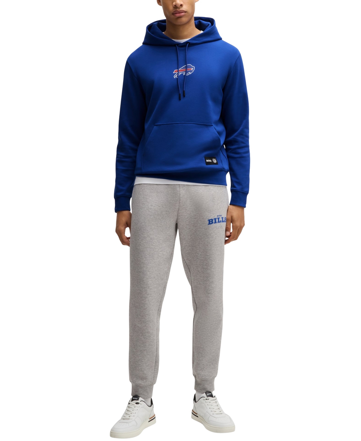 Hugo Boss Boss X Nfl Interlock Hoodie With Special Branding In Giants ...