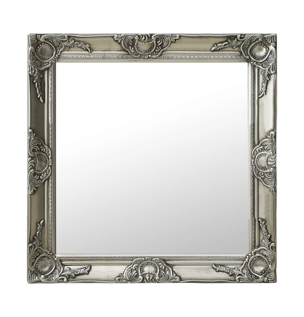 Click here for vidaXL Wall Mirror Baroque Style 23.6x23.6 Silver... prices