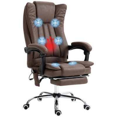 Streamdale Furniture Microfiber Office Chair with Massage Heat and Footrest Macy s