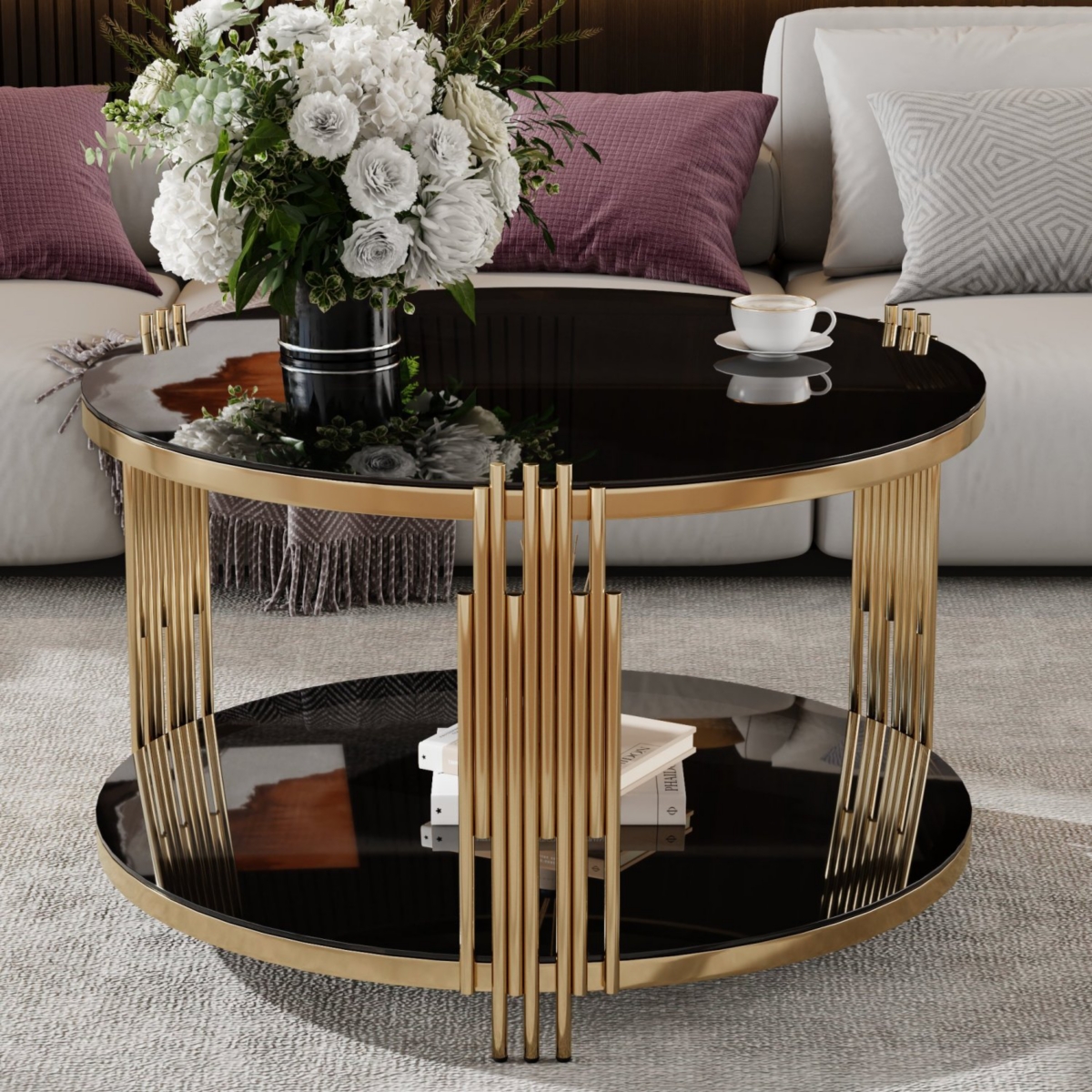 Click here for Streamdale Modern Glass Coffee Table in 31.5"... prices