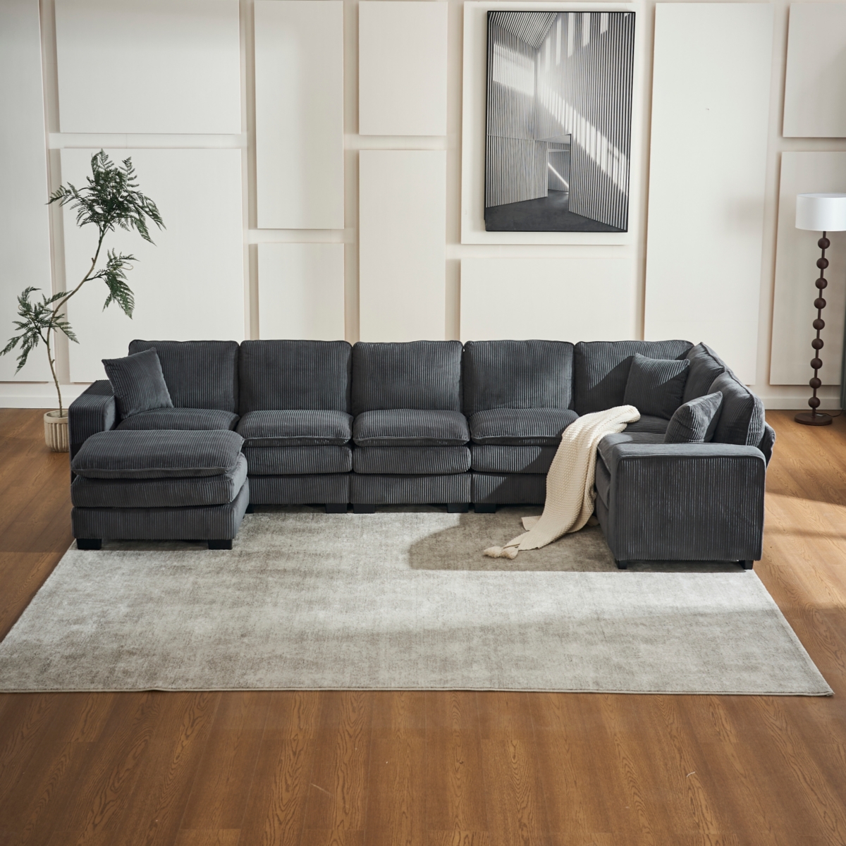 Click here for Streamdale Furniture Modern U-Shaped 6-Seat Sectio... prices