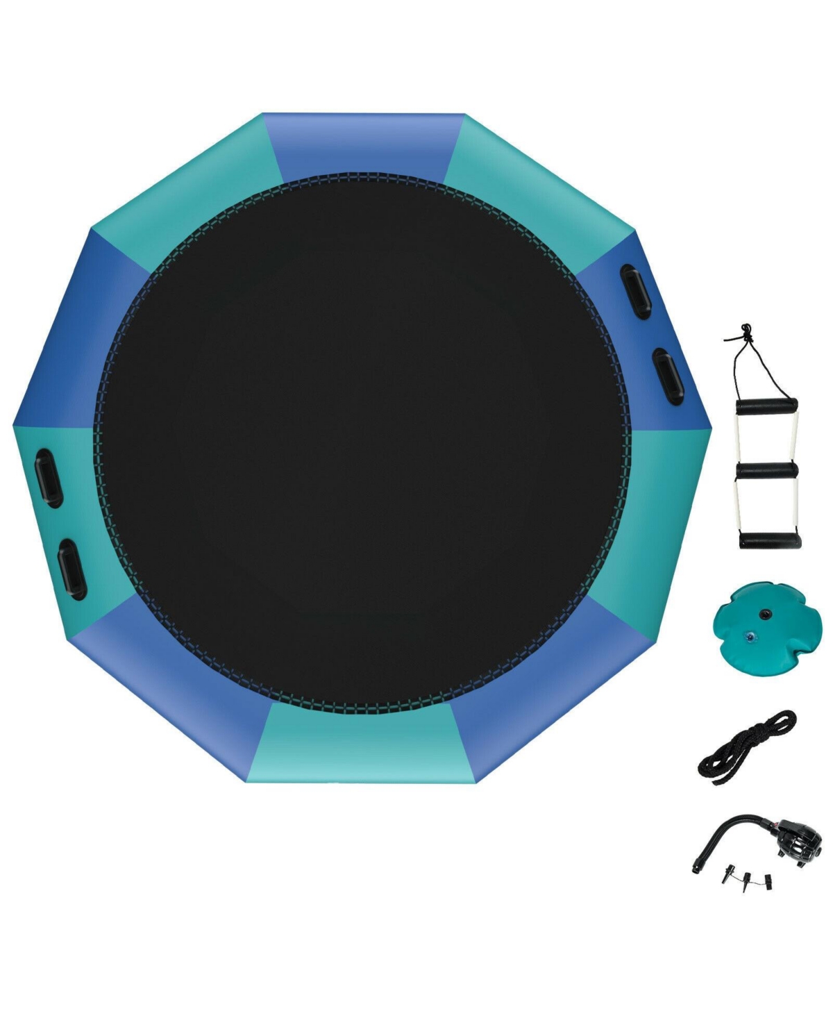 Click here for 12 Feet Inflatable Splash Padded Water Bouncer Tra... prices