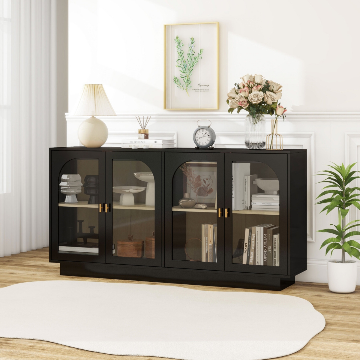 Click here for Streamdale Furniture Storage Cabinet with Acrylic... prices