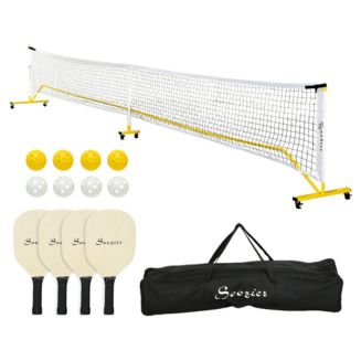 Streamdale Furniture Pickleball Starter Kit with Portable Net and ...