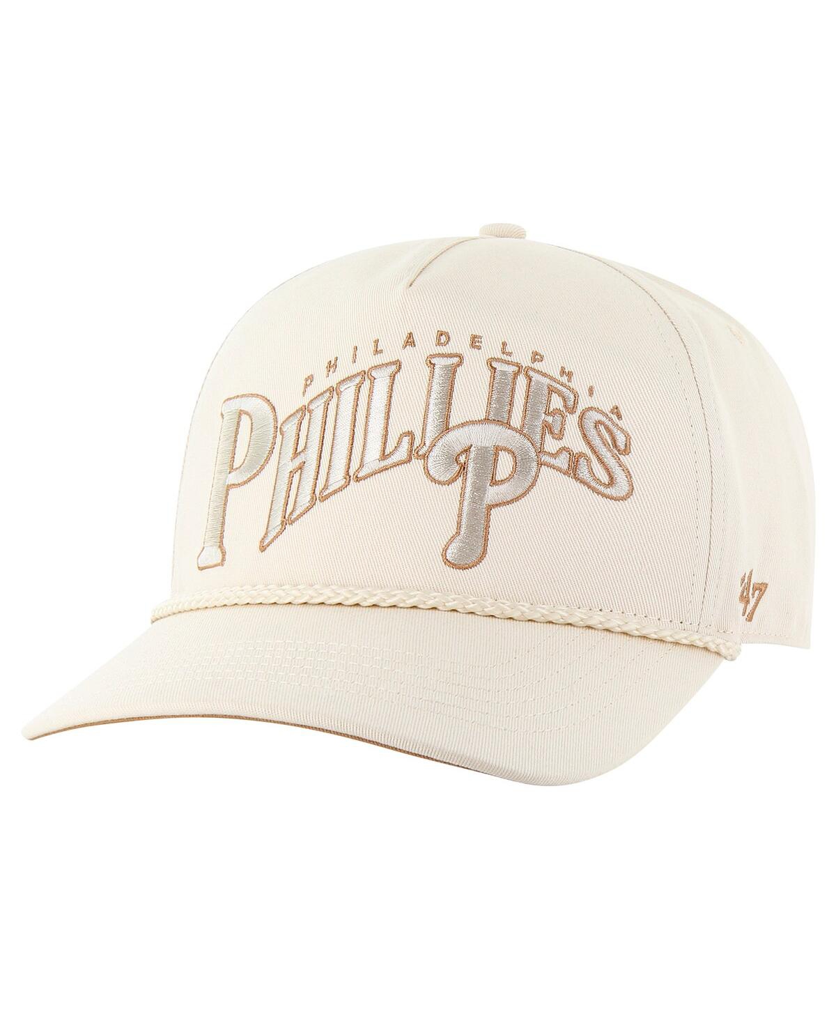 47 Brand Men's Cream Philadelphia Phillies Neutral Wave Rope Hitch ...