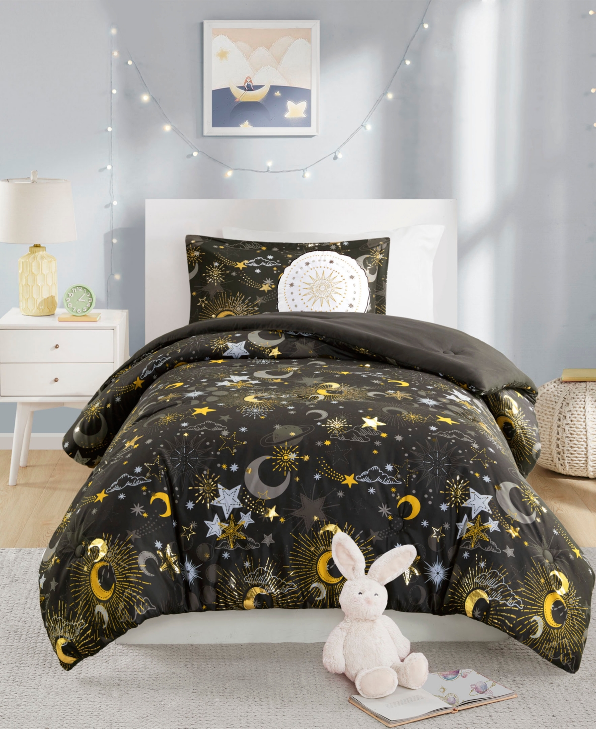 Click here for Intelligent Design Celia Starry Sky Metallic 4-Pc.... prices