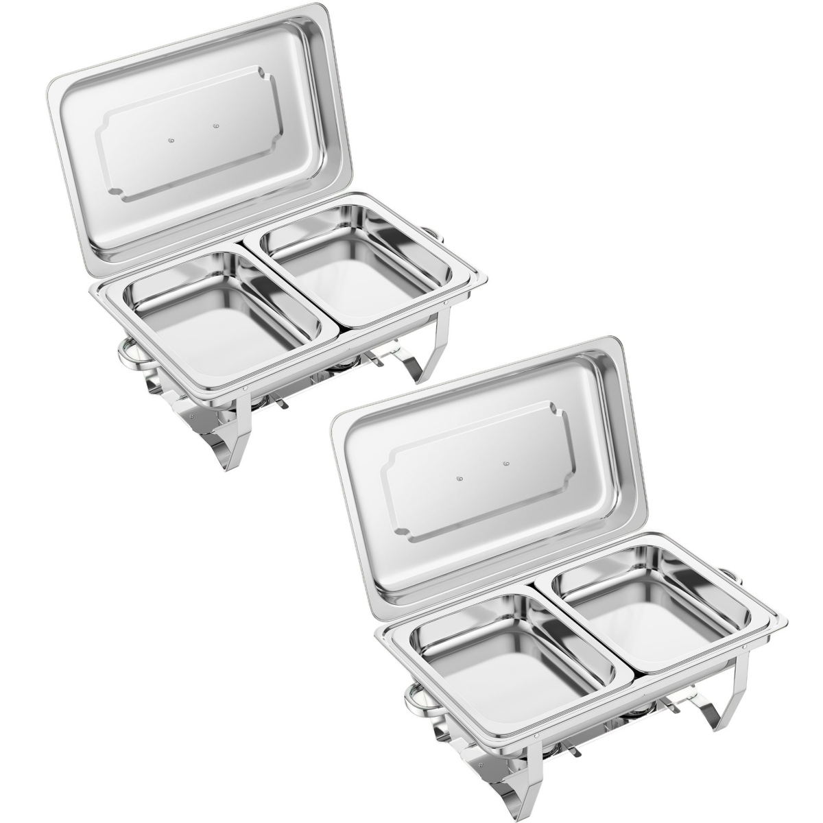 Click here for 2 Pack 8QT Chafing Dish Buffet Set with Water Pan... prices