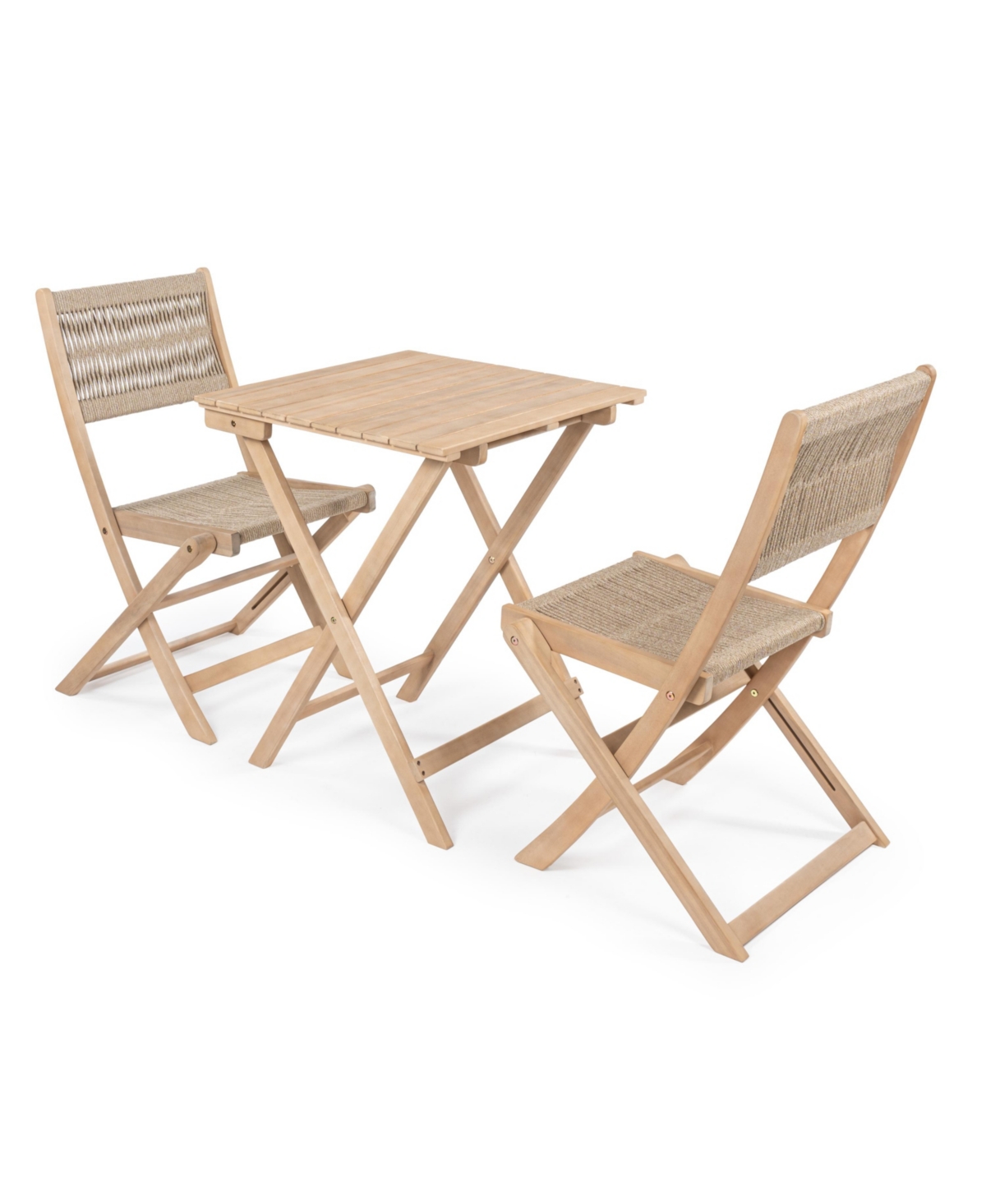 Click here for Jonathan Y Javea Modern Coastal 3-Piece Acacia Woo... prices