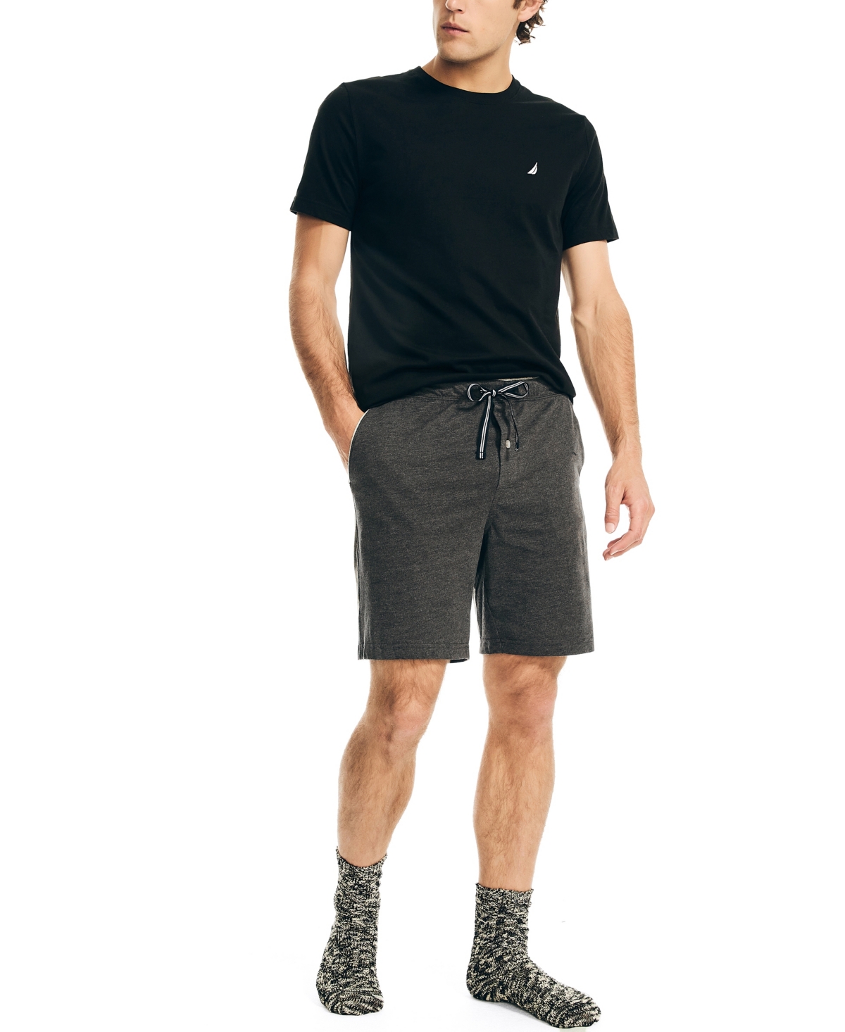 Click here for Nautica Knit Pajama Shorts - Charcoal Heather prices