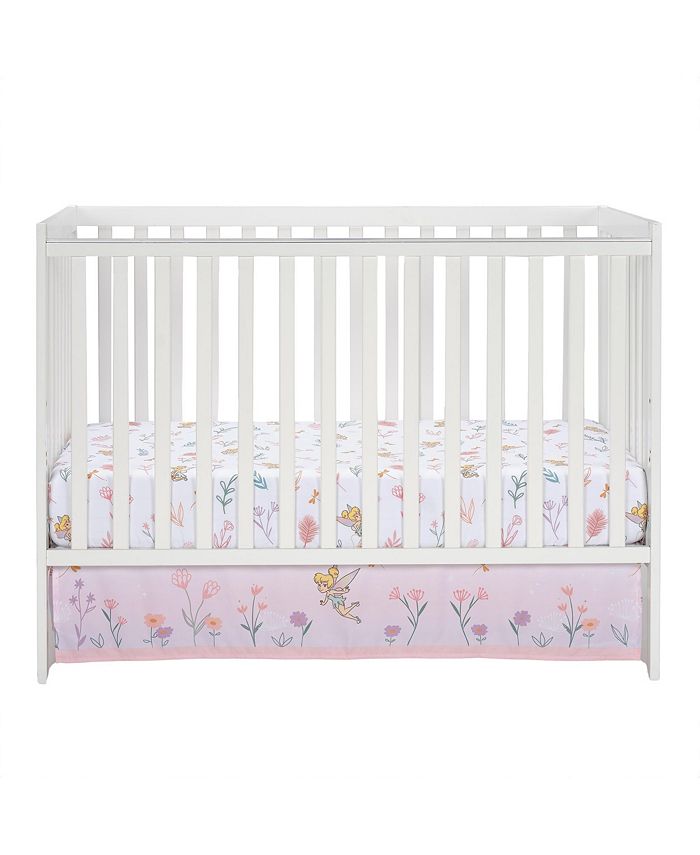Bedtime Originals Disney Baby Tinker Bell 3-Piece Pink Fairy Baby Crib ...