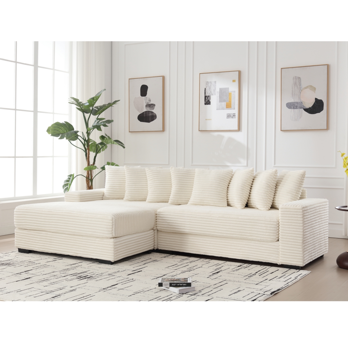 Click here for Streamdale Furniture Oversized L-Shaped Modular Co... prices