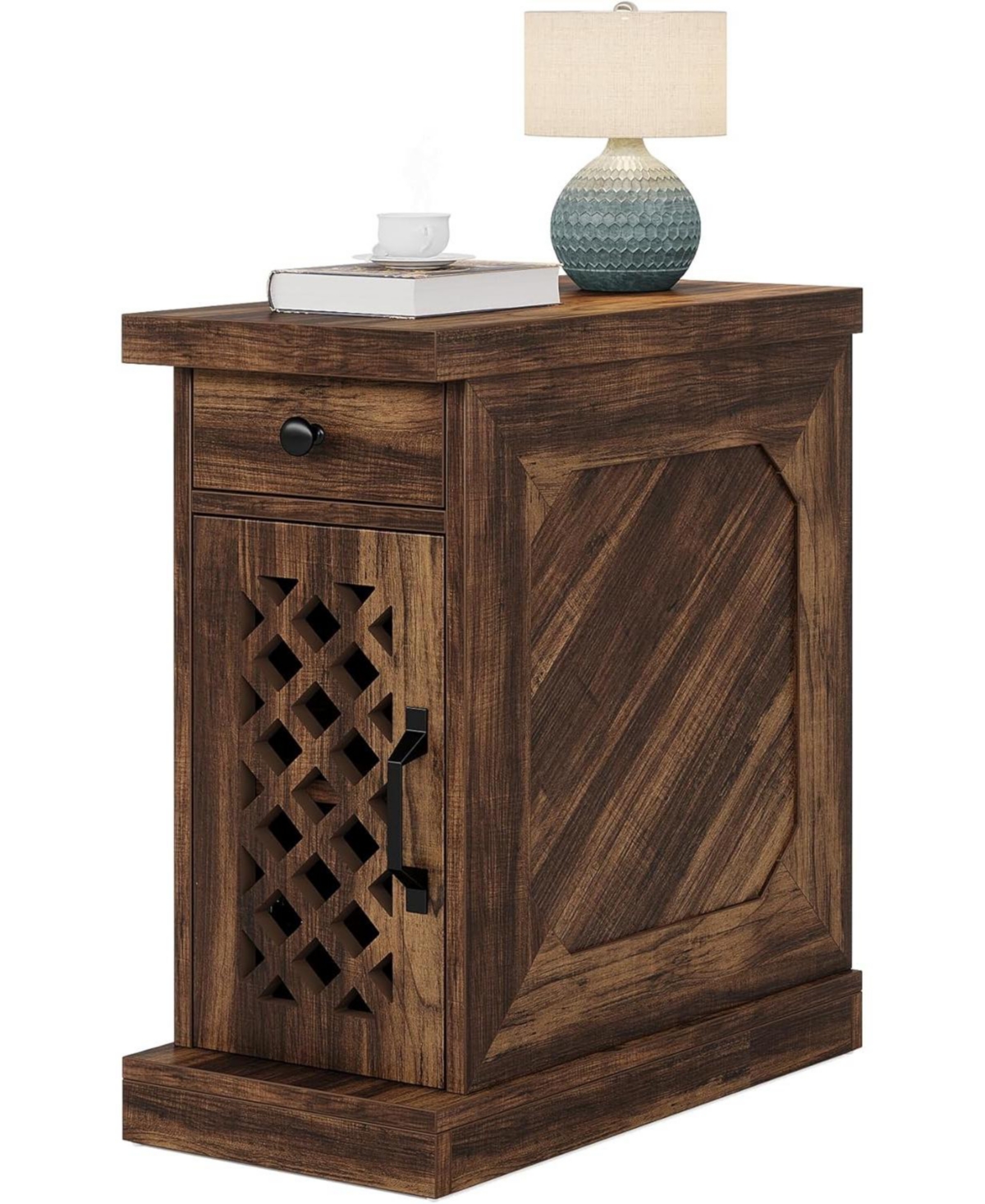 Click here for Tribesigns End Table  Narrow Side Table with Drawe... prices