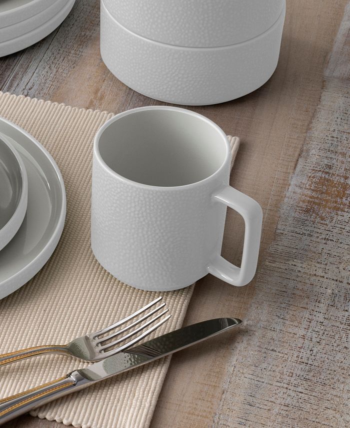 Noritake Colortex Stone Stax Mugs, Set of 4 - Macy's
