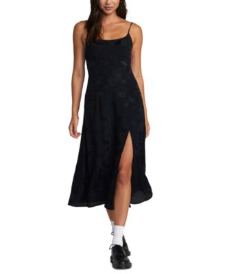 RVCA Juniors' Invisible Man Side-Slit Midi Dress - Macy's