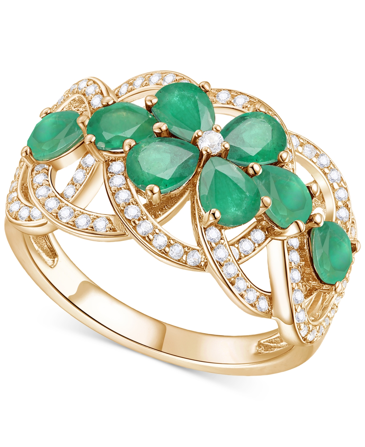 Click here for Emerald (2-1/4 ct. t.w.) & Diamond (1/4 ct. t.w.)... prices