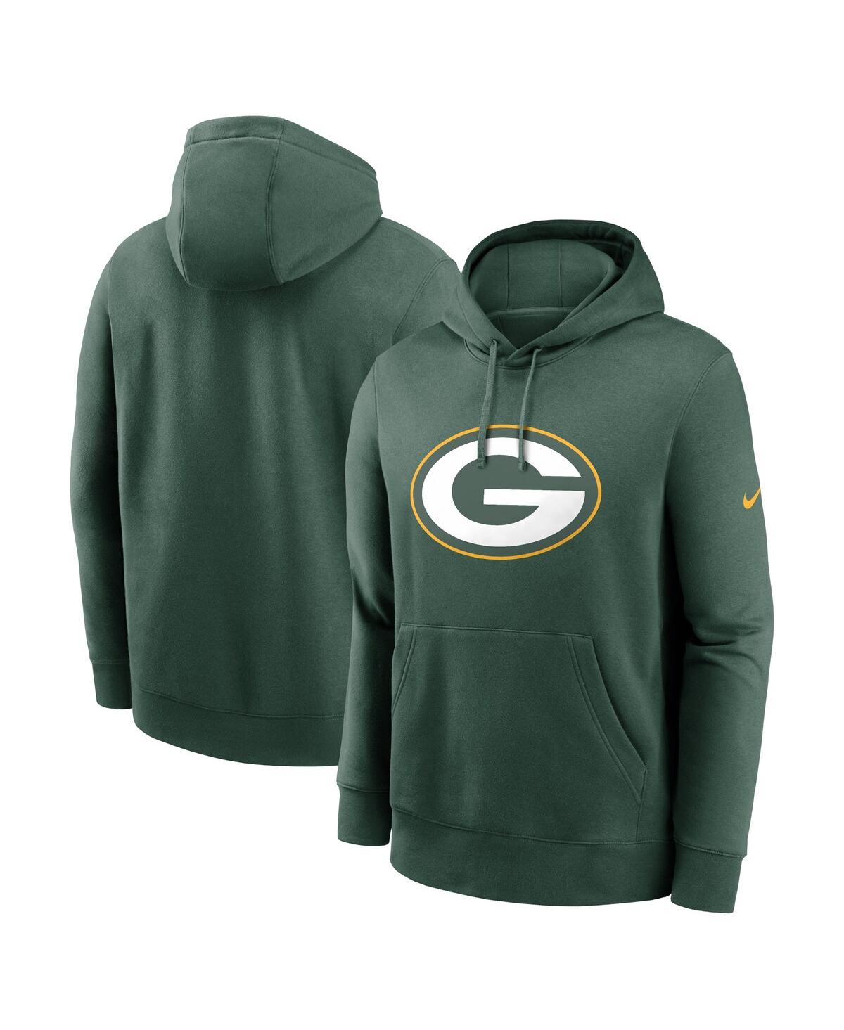 Click here for Nike Mens Green Green Bay Packers Club Logo Pullov... prices