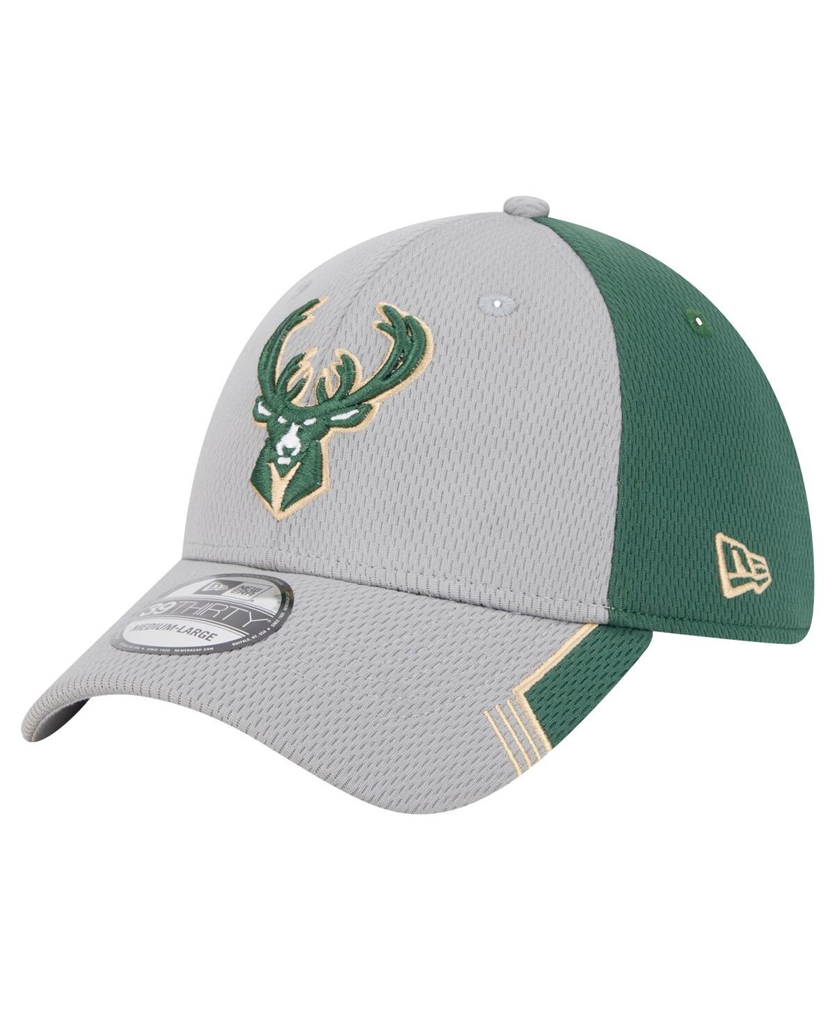 Click here for New Era Mens Gray/Hunter Green Milwaukee Bucks Act... prices
