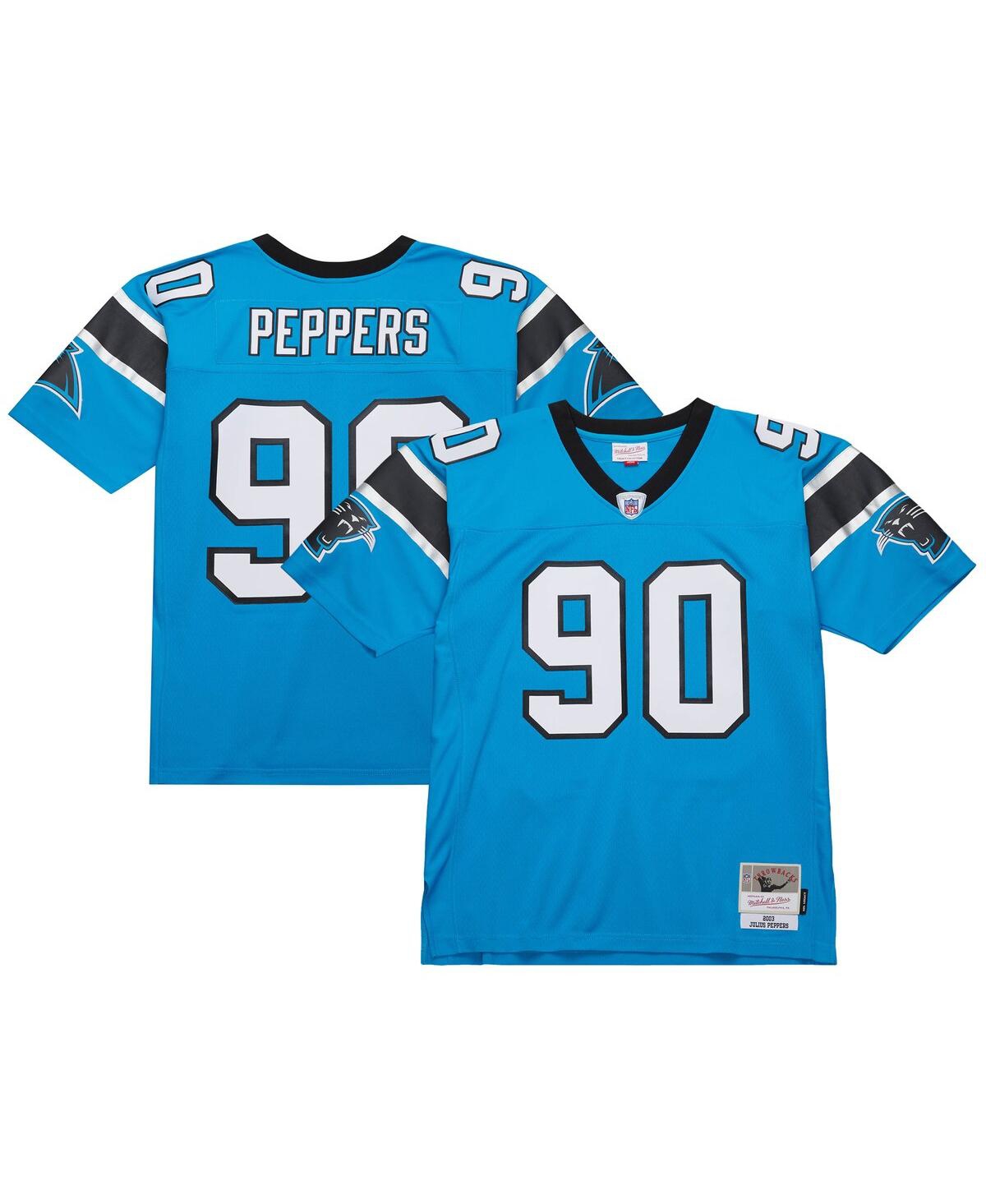 Click here for Mitchell & Ness Mens Julius Peppers Blue Carolina... prices