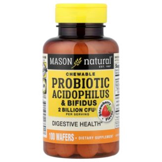 MASON NATURAL Probiotic Acidophilus with Bifidus 2 Billion CFU Per ...