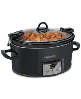 Crock-Pot® 7-Quart Cook & Carry Oval Slow Cooker - Macy's