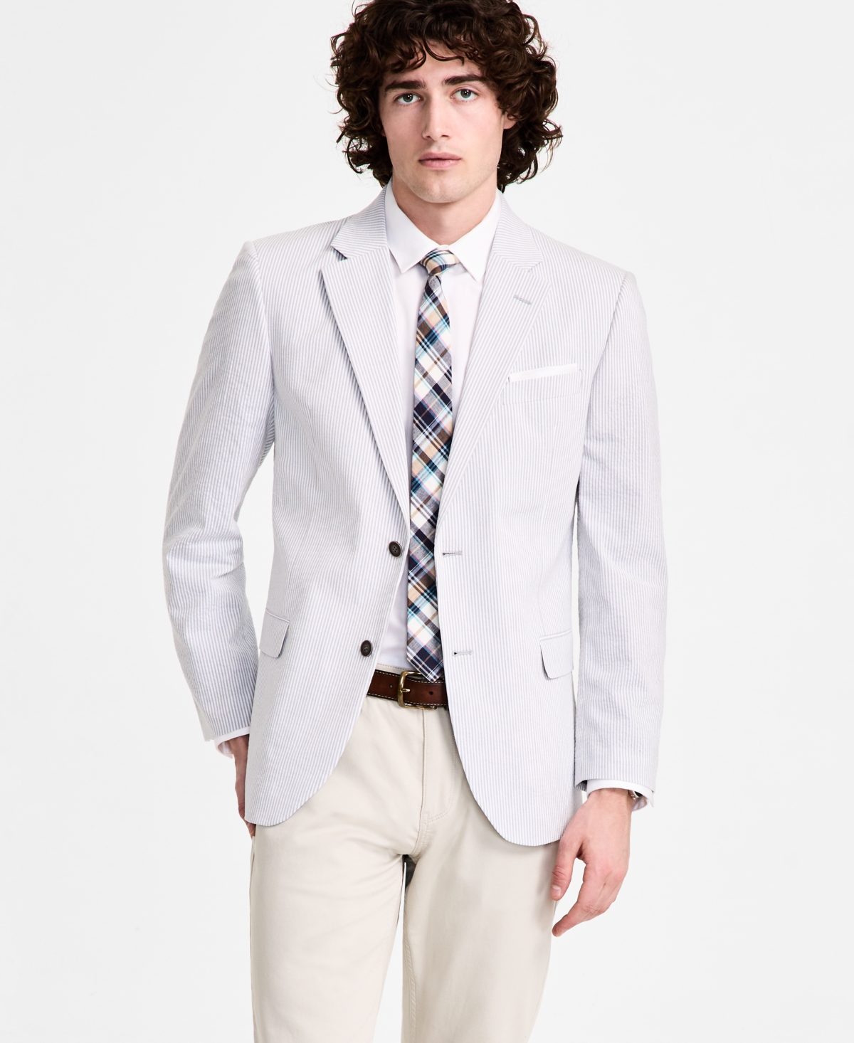 Click here for Nautica Mens Modern-Fit Seersucker Sport Coats - G... prices