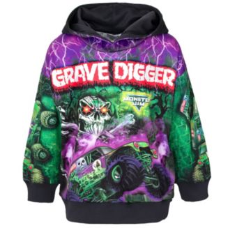Monster Jam Boys Fleece Pullover Hoodie - Macy's