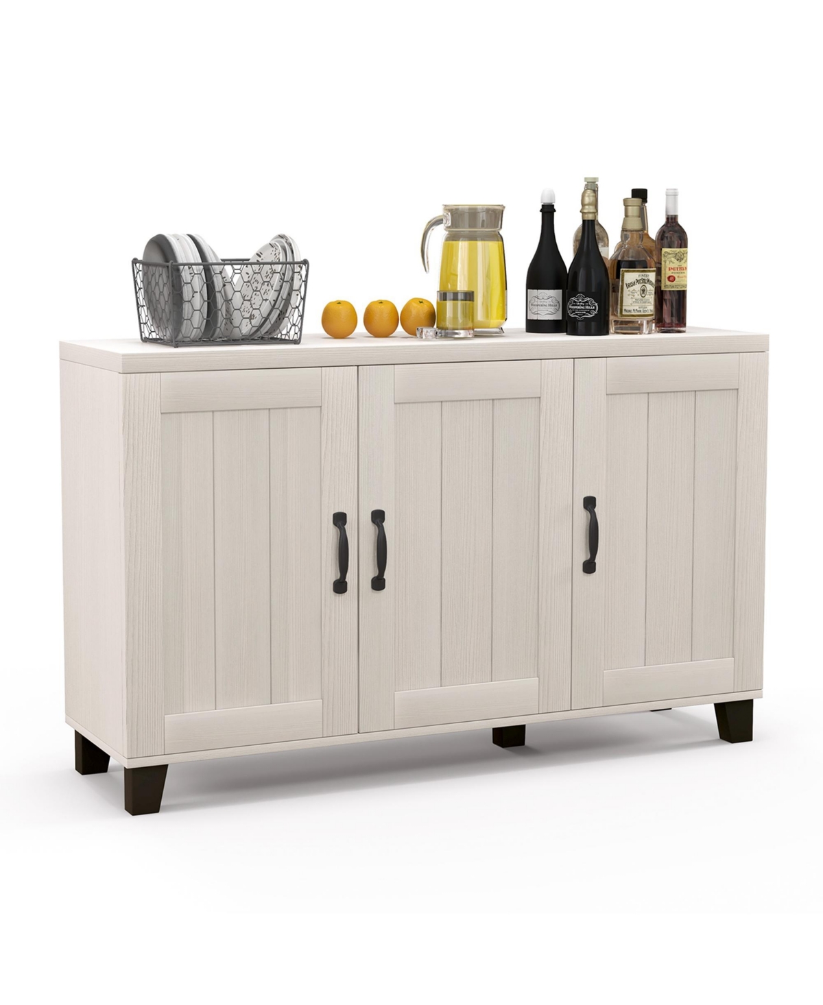 Click here for 3-Door Buffet Sideboard Storage Credenza Cabinet C... prices