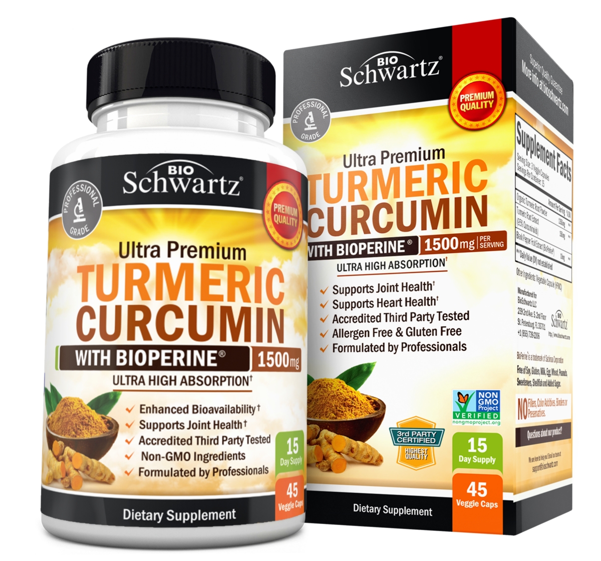 Click here for BioSchwartz Turmeric Curcumin with Black Pepper Ex... prices