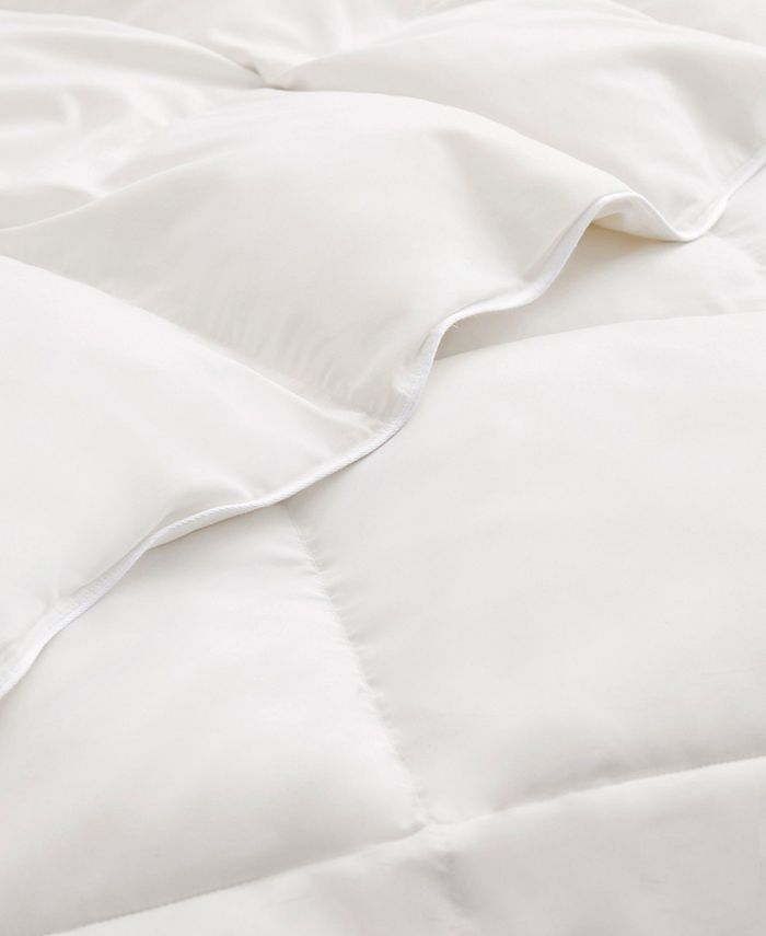 UNIKOME Lightweight White Goose Down Feather Fiber Comforter, Twin - Macy's